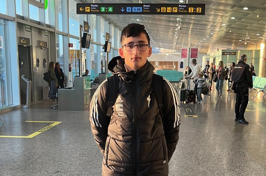 Joel Moreta, co Celta no Torneo Internacional Infantil Premiá de Dalt